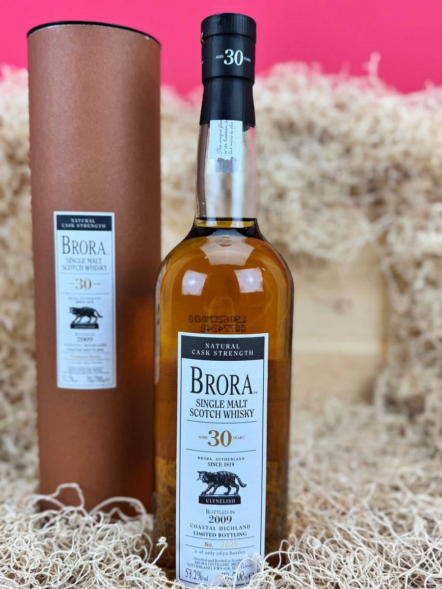 Brora Limited 30 Years Old Single Malt Scotch Whiskey bottled in 2009 ...