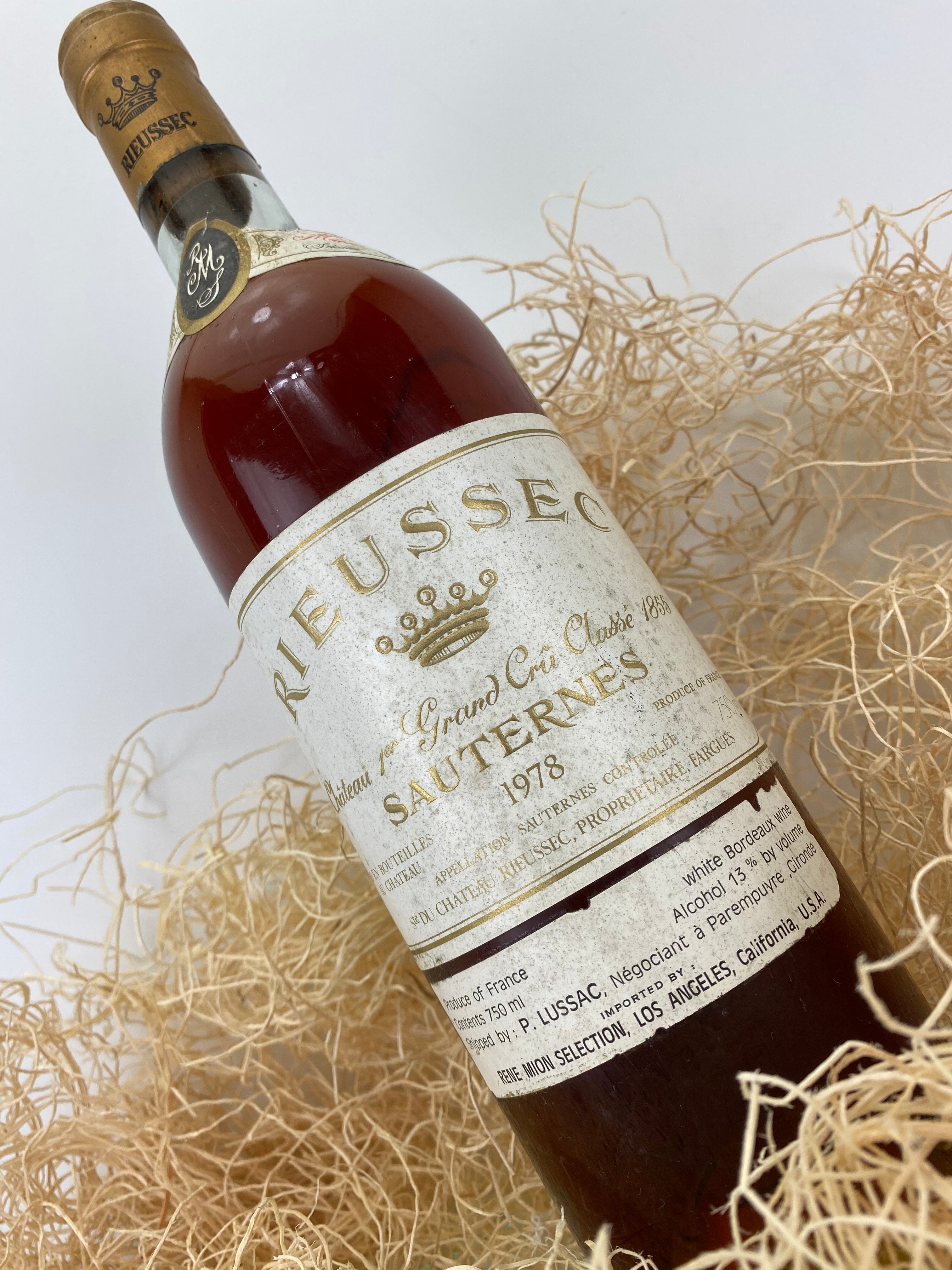 1978 Rieussec Sauternes – CultWine